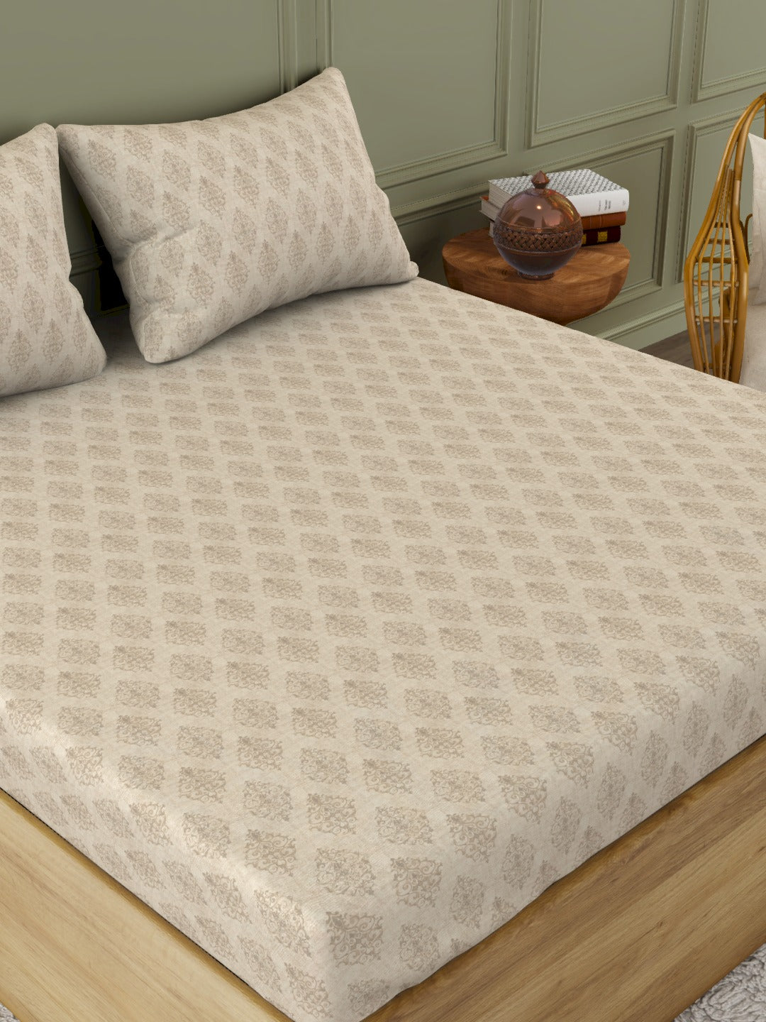 Gold Sateen Nafees Sheet Set | Himêya Life