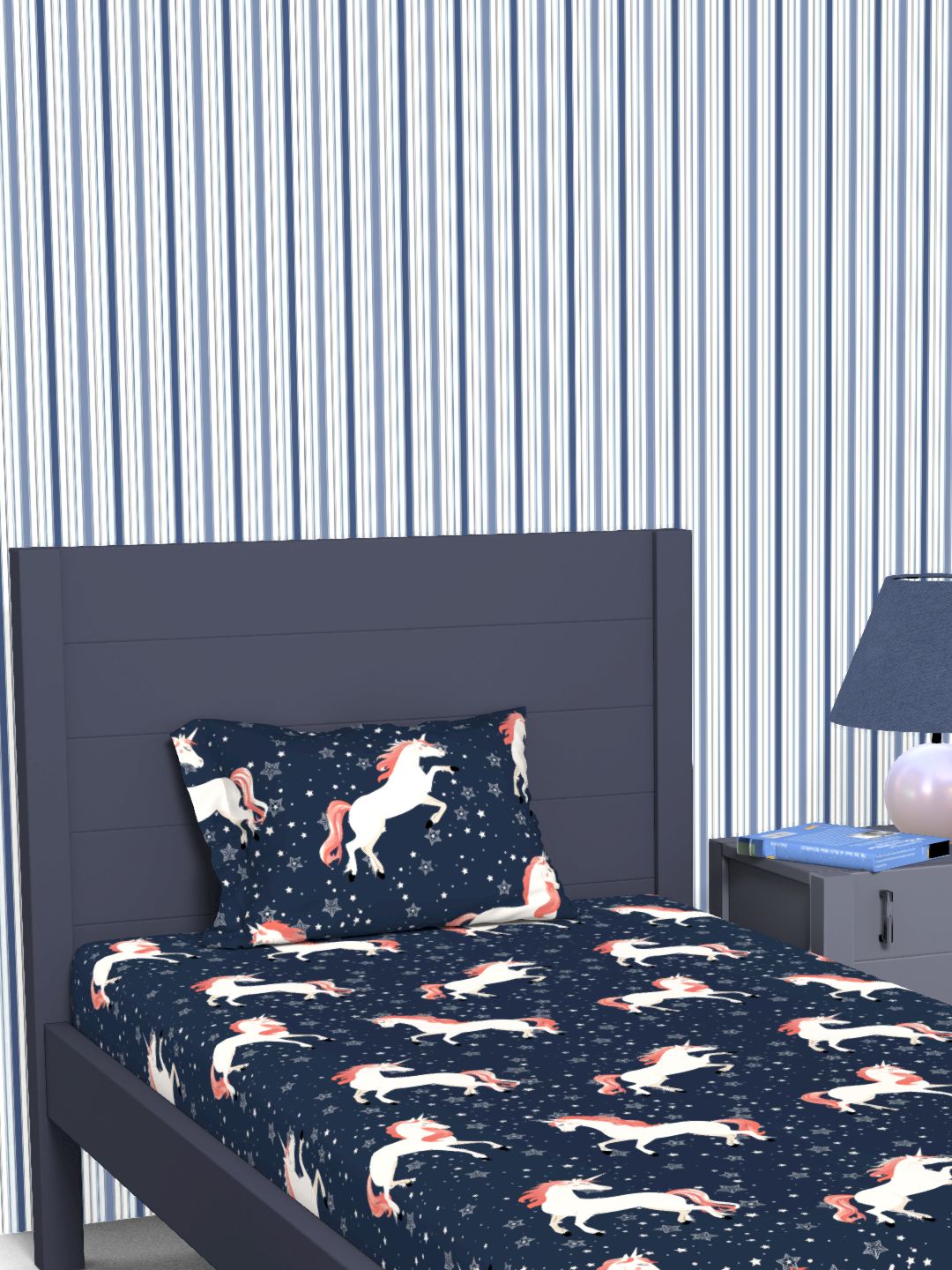 PLAY DREAMY UNICORN PRINTED SHEET SET | Himêya Life