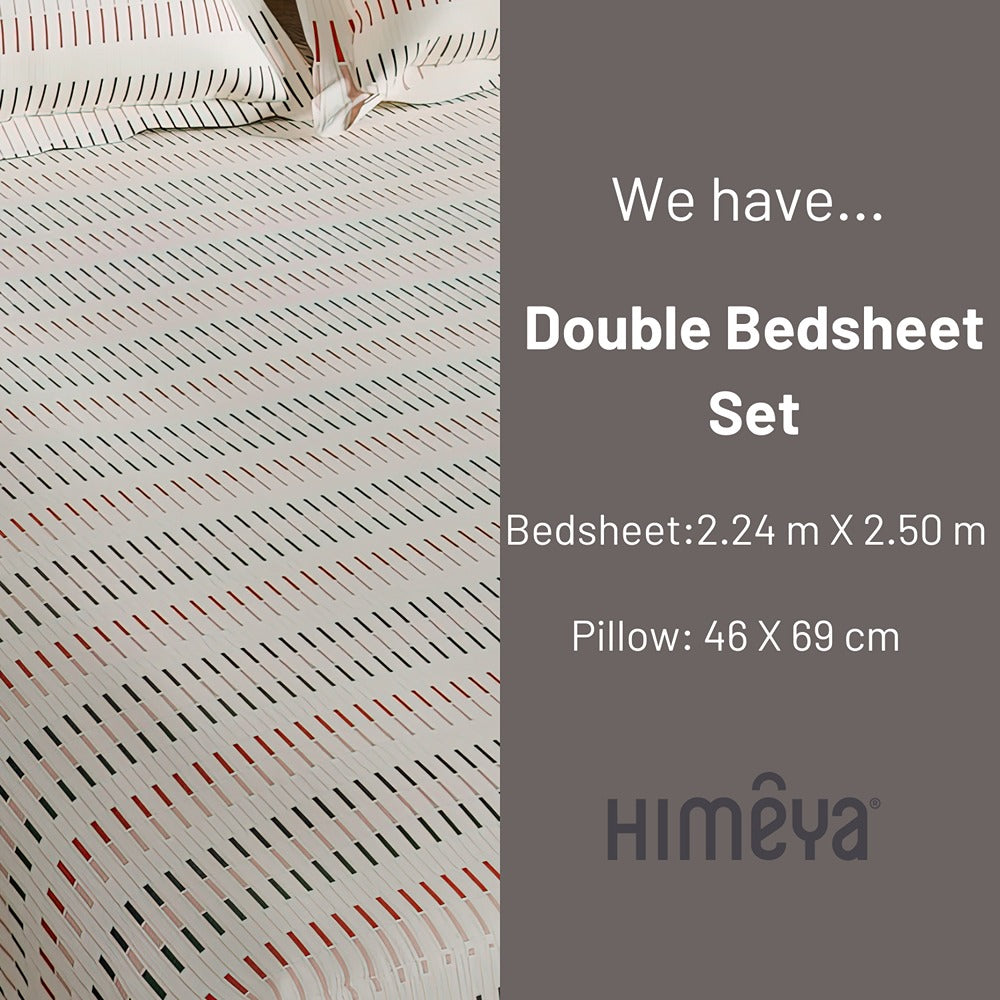 Shop 180 TC Bedsheet with 2 Pillow Covers - Symphony Mahogany Red