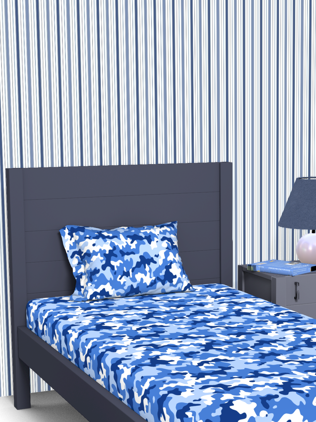 PLAY VISIONARY BLUE PRINTED SHEET SET | Himêya Life