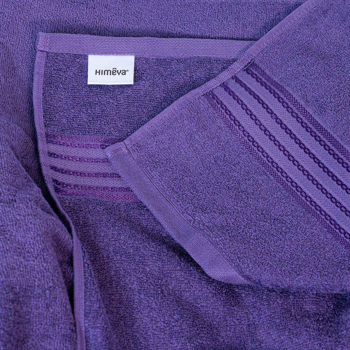 Buy Classic Cotton|Bath Towel|380 GSM - Matt Purple - Himeya